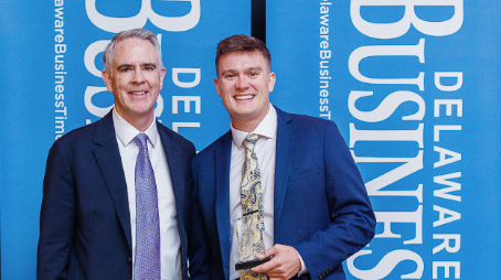 Chase Barnes Inducted into the Delaware Business Times 40 Under 40 | Biden School | University ...