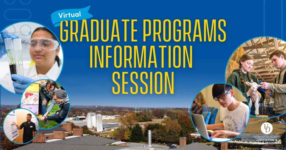 Graduate Programs Information Session | College of Agriculture and Natural Resources ...