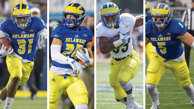 UD football captains | UDaily