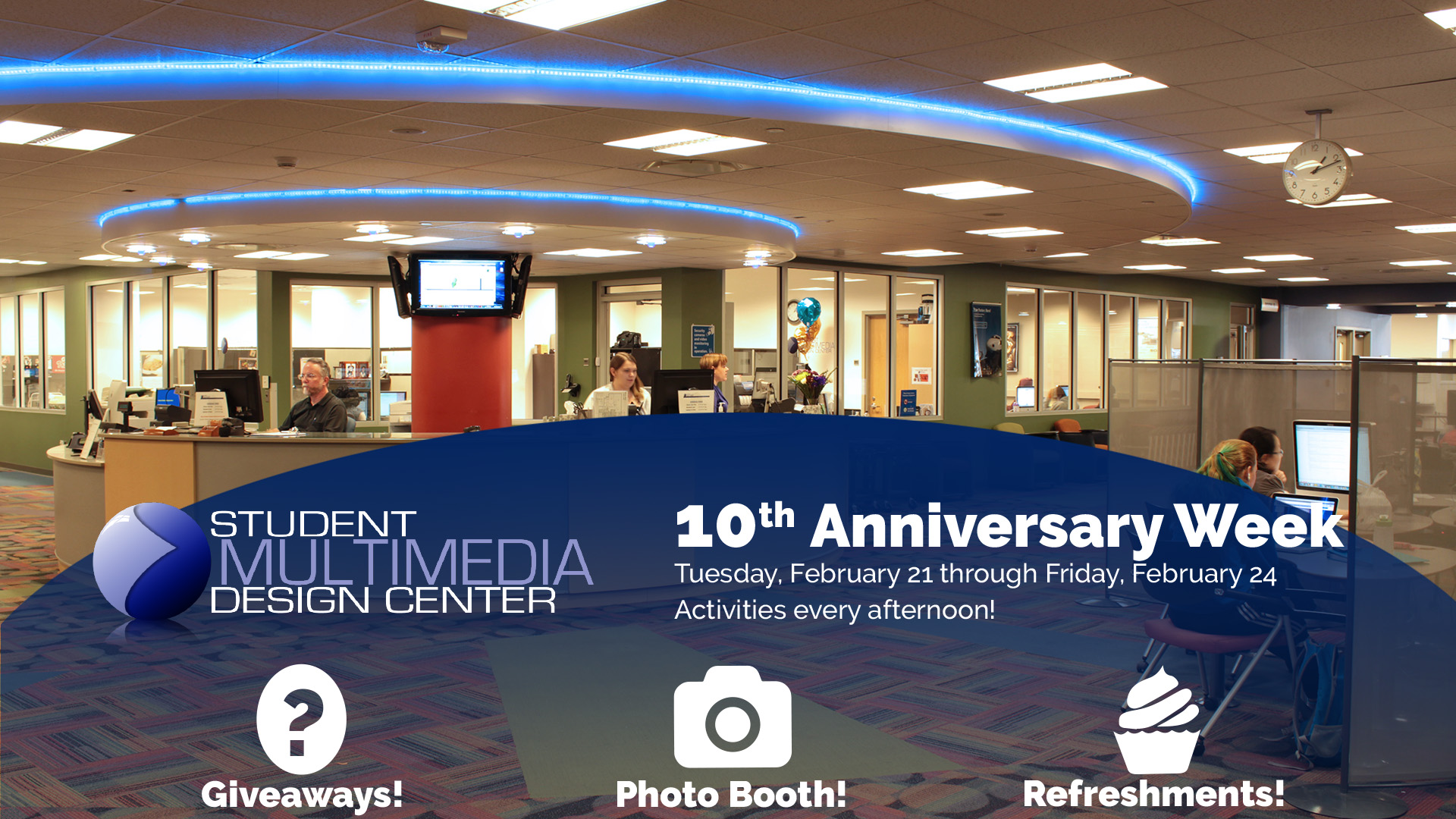 Student Multimedia Design Center anniversary | UDaily