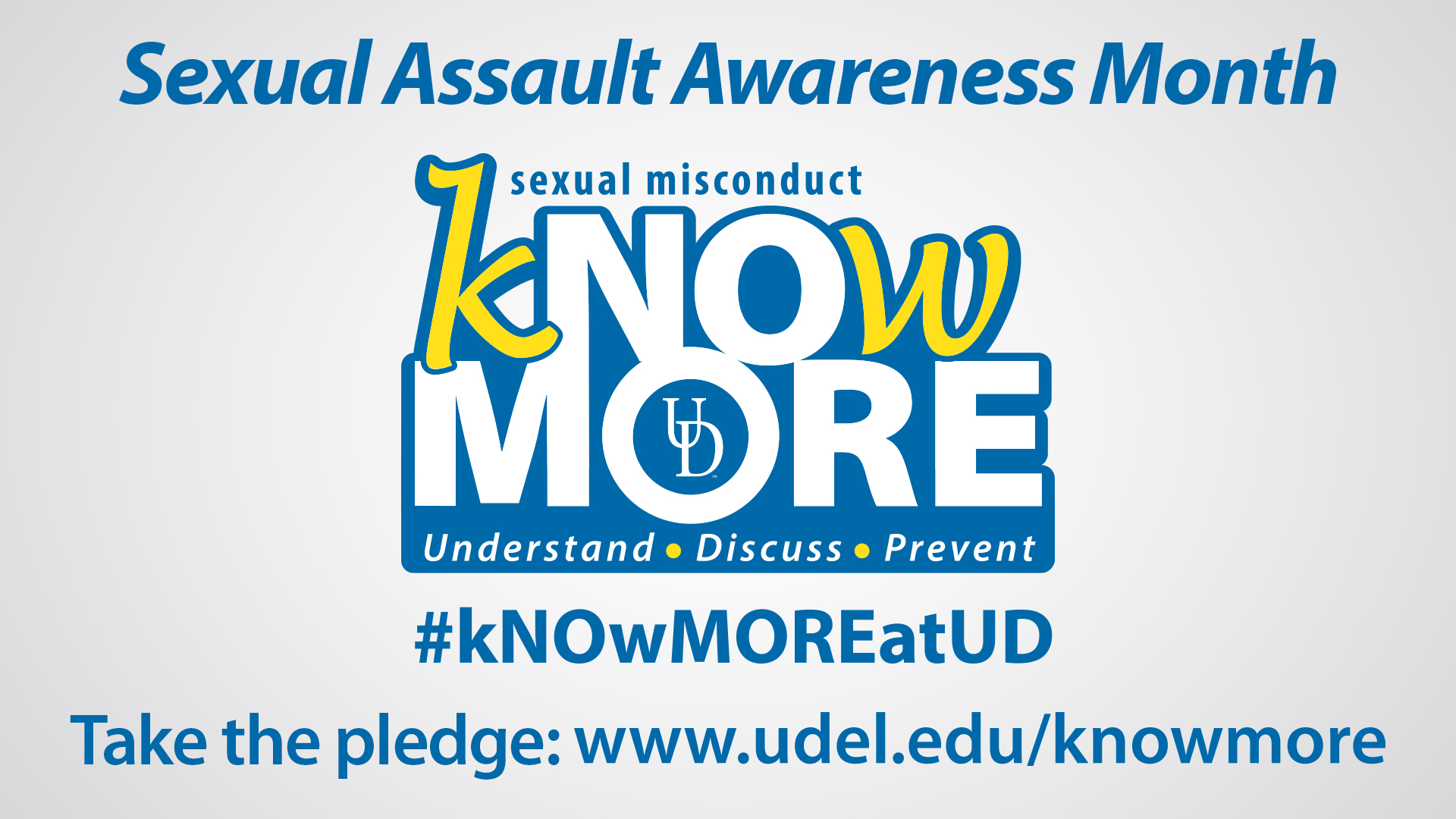 April: Sexual Assault Awareness Month | UDaily