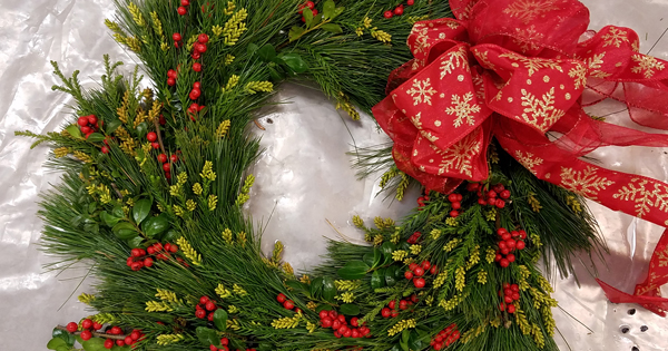 UD Botanic Gardens wreath workshop