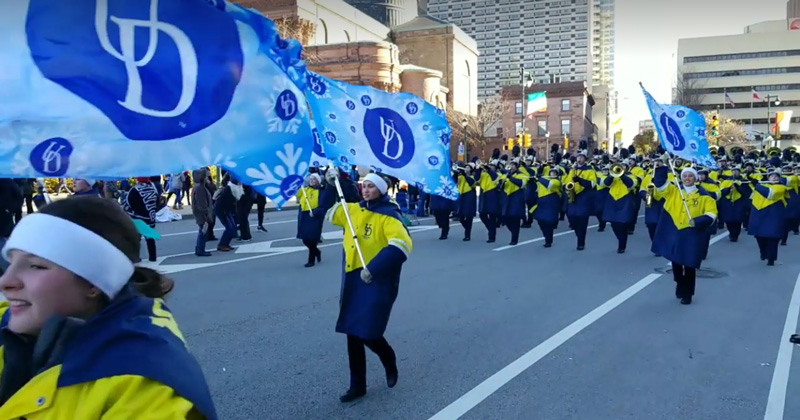 Marching Band on parade | UDaily