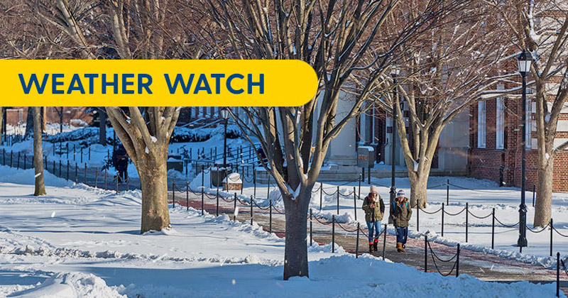 Winter Storm Watch in effect Wednesday | UDaily