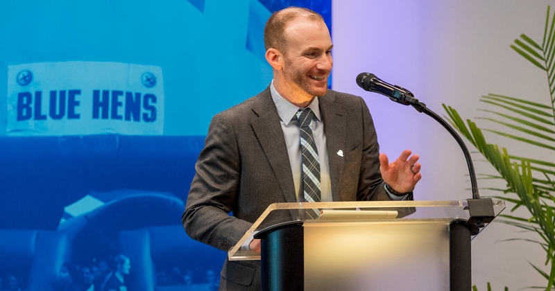 Ryan Carty introduced as new football coach | UDaily