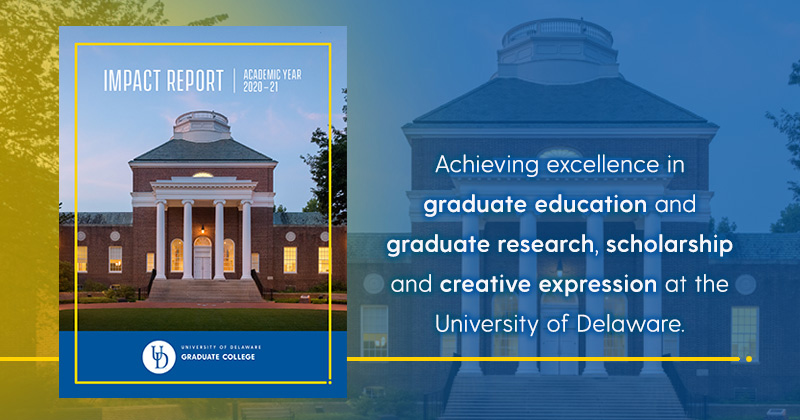 UD Graduate College releases Impact Report | University of Delaware