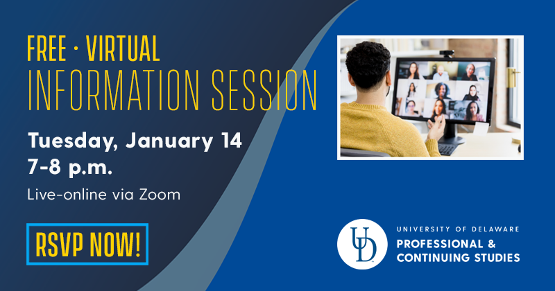 Professional Development virtual info session Jan. 14 | University of ...