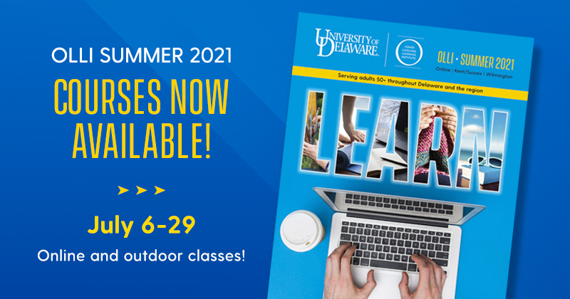 Summer enrichment learning for age 50+ | University of Delaware