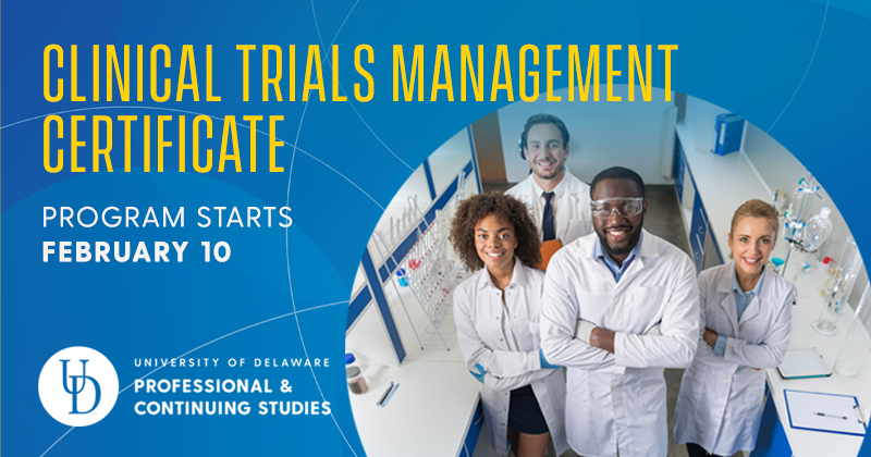 UD PCS clinical trials management online class starts Feb. 10 ...