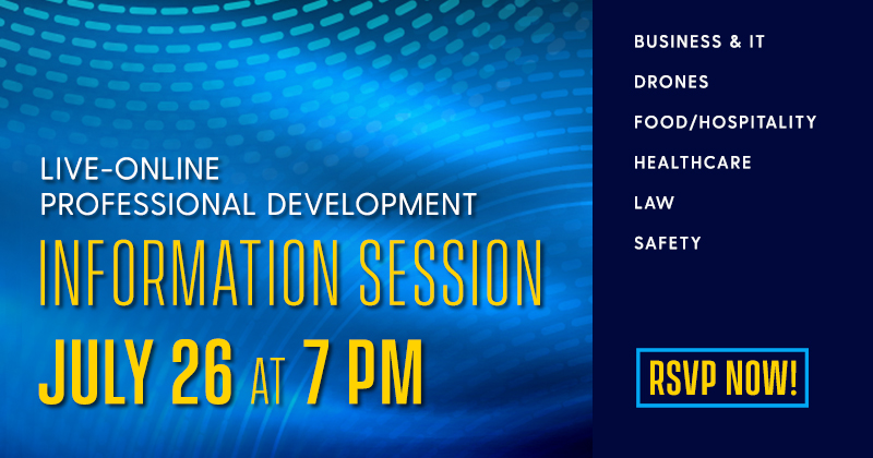 Professional Development Virtual Info Session July 26 | University of ...