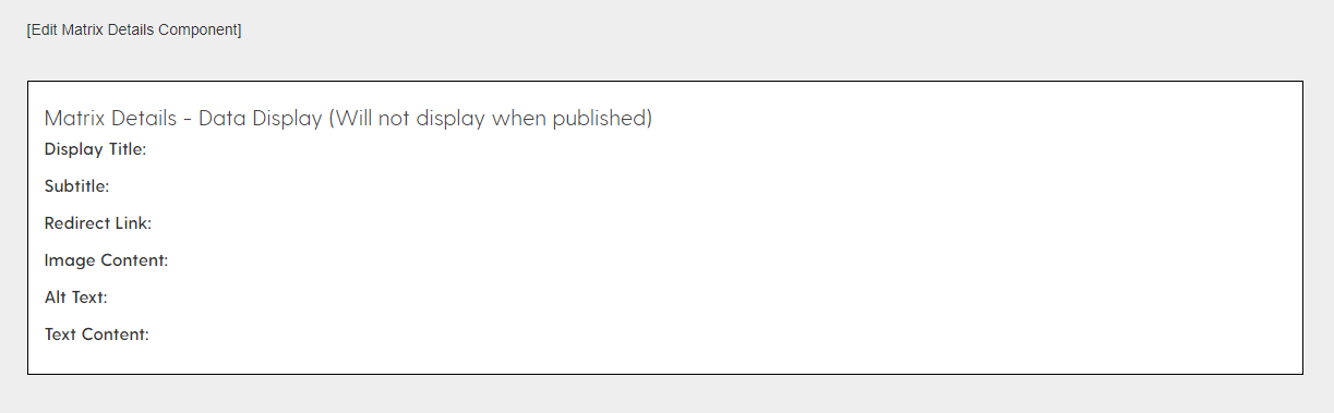 AEM Components List | University of Delaware