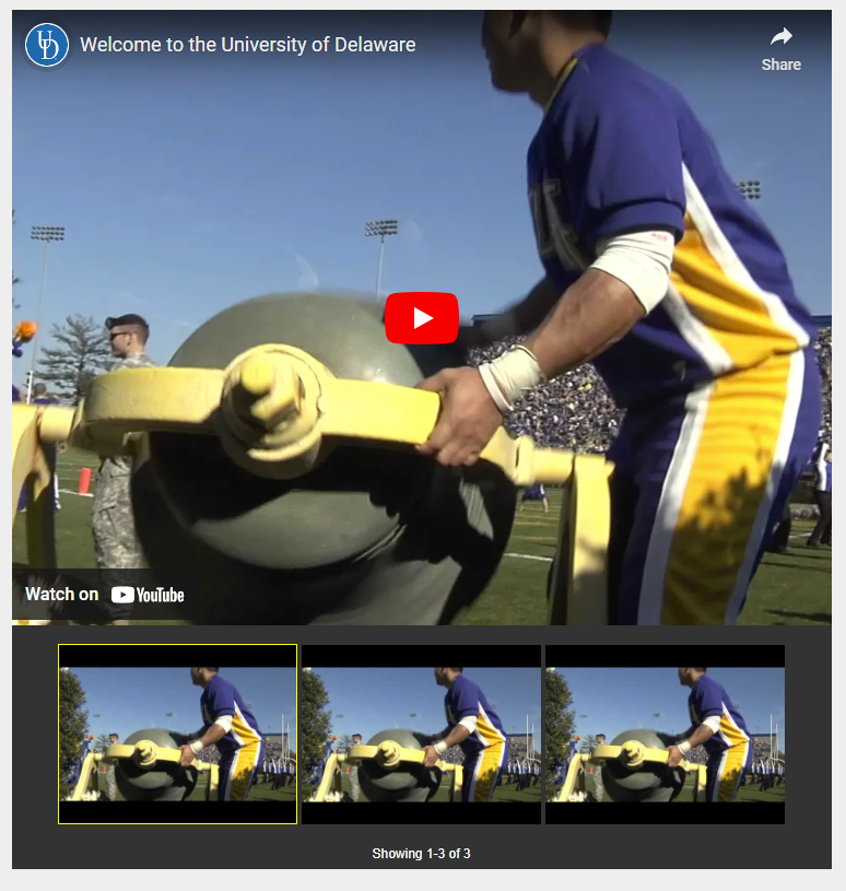 AEM Components List | University of Delaware