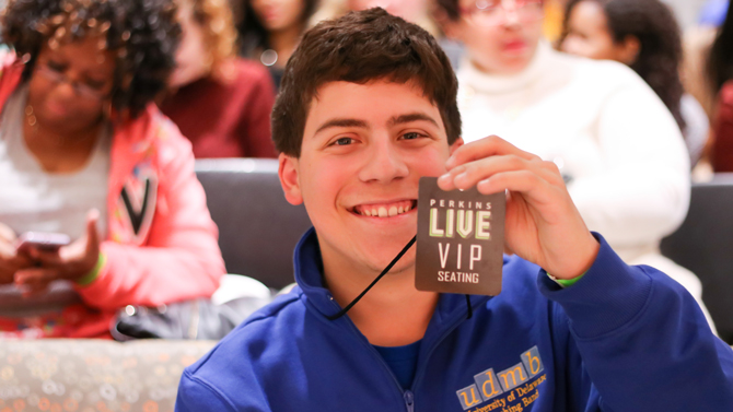 Sept. 1- Nov. 10: Perkins Live VIP program