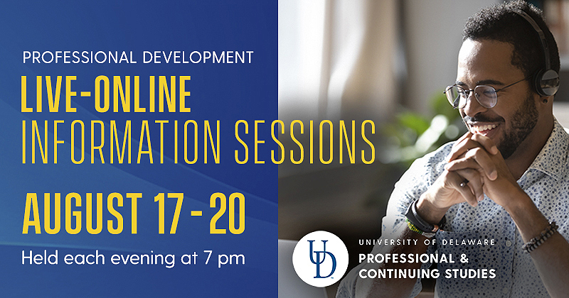 Professional Development Virtual Info Session Aug. 17-20 | University ...