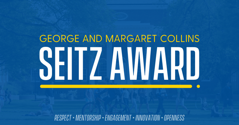 Seitz Award Nominations Now Open | University of Delaware
