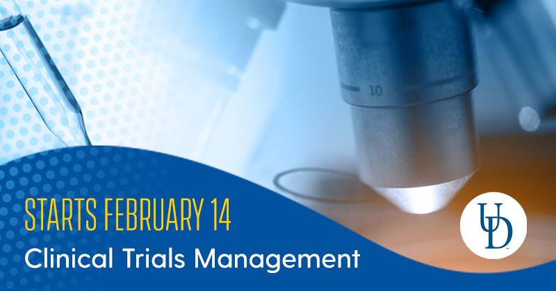 UD PCS clinical trials management online class starts Feb. 12 ...